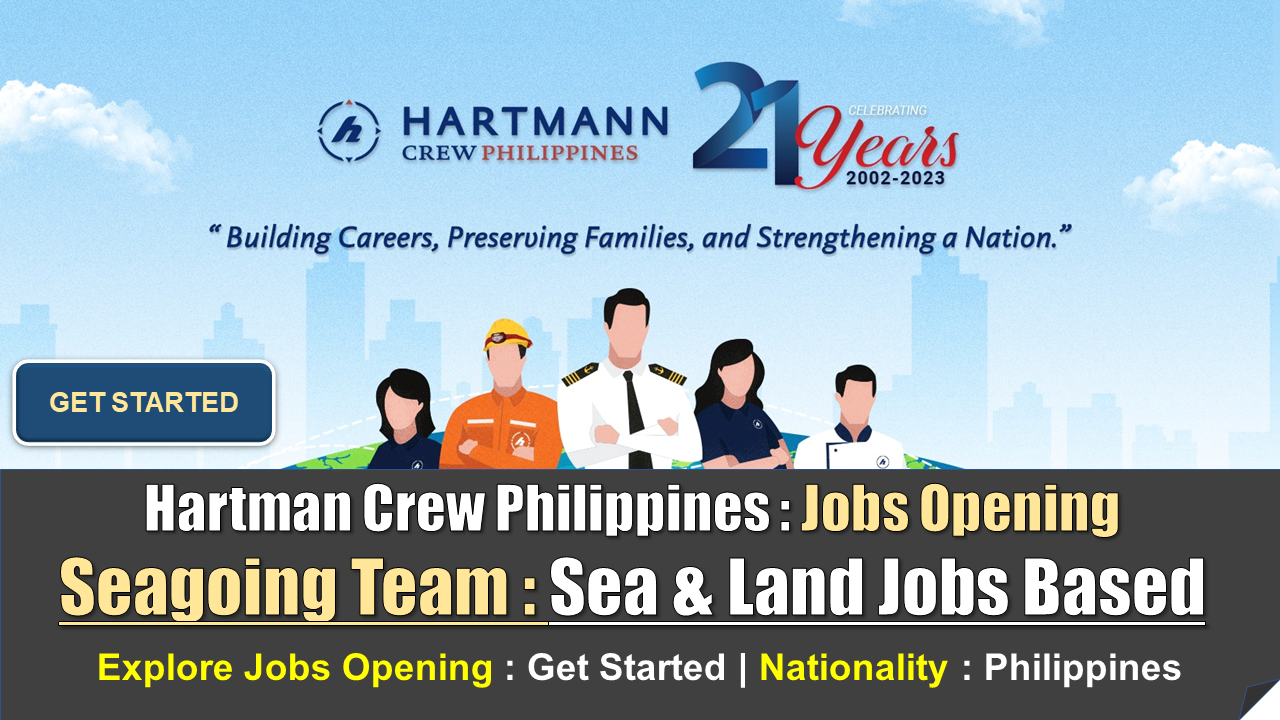Maritime Jobs : Sea & Land Based | Hartman Crew Philippines | View Jobs ...